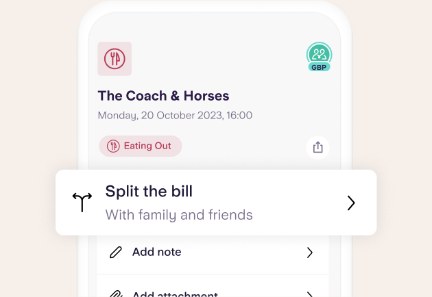 Share the Load form for tracking chores - Starling Bank