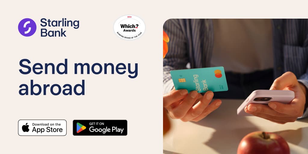 Transfer money to Europe - Starling Bank | Starling