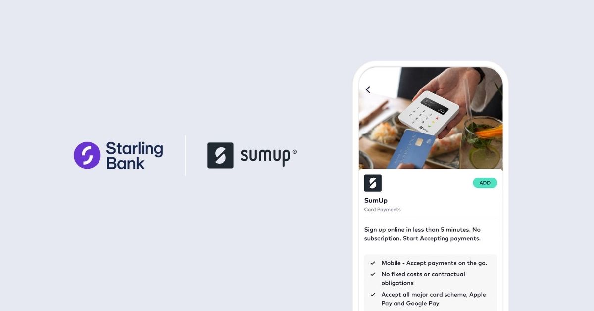 The SumUp card reader, for contactless payments | Starling