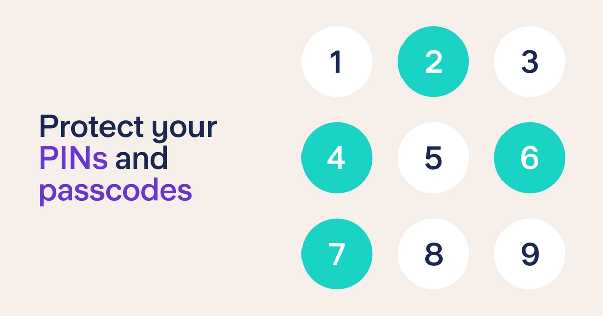Tips for keeping your PINs and passwords safe | Starling
