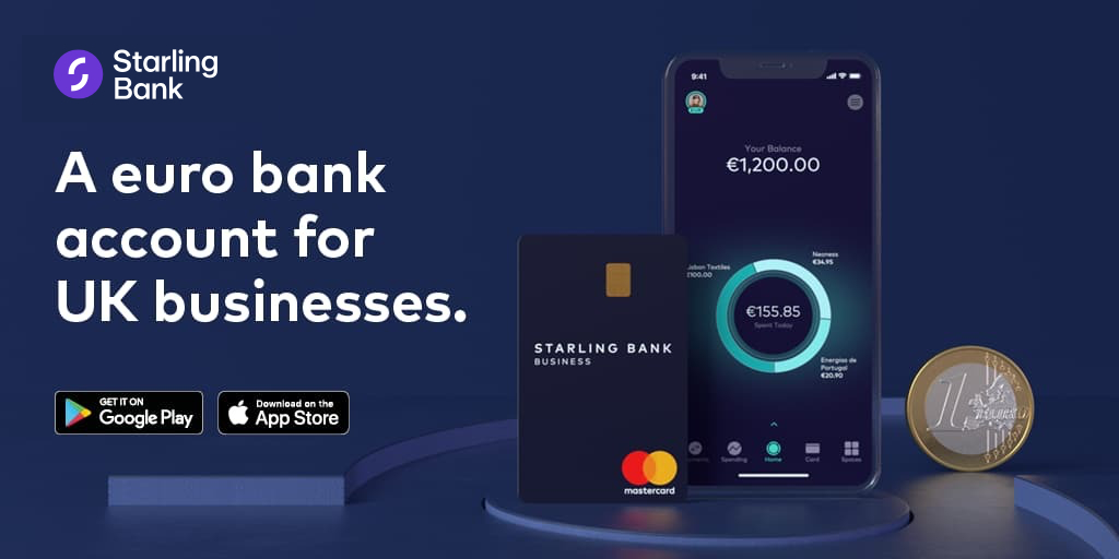 Euro bank account for UK businesses - Starling Bank