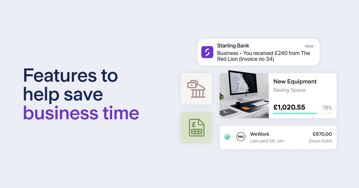 Starling app features to help save businesses time - Starling Bank