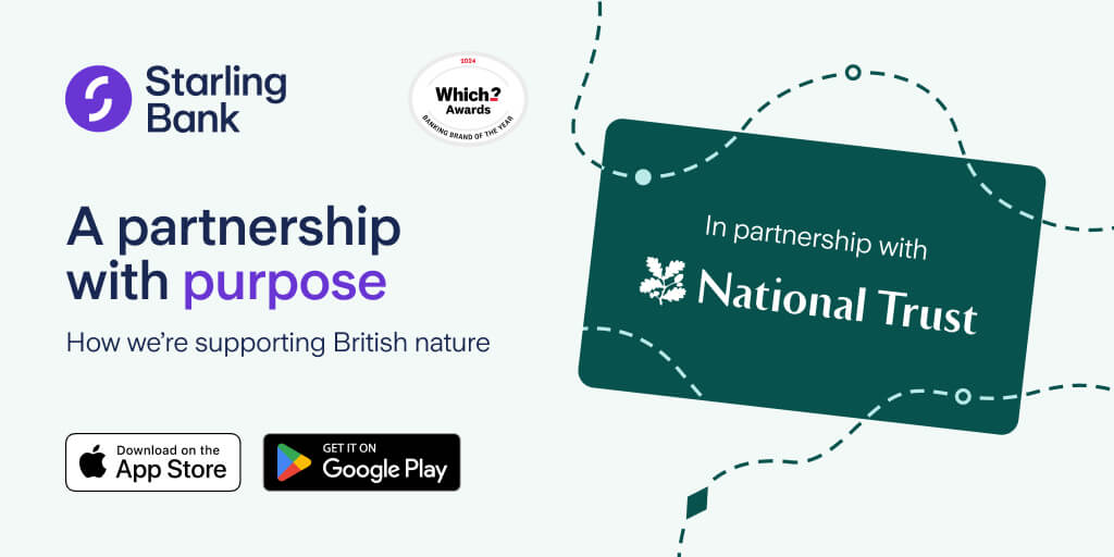 Starling Bank and the National Trust - Starling Bank